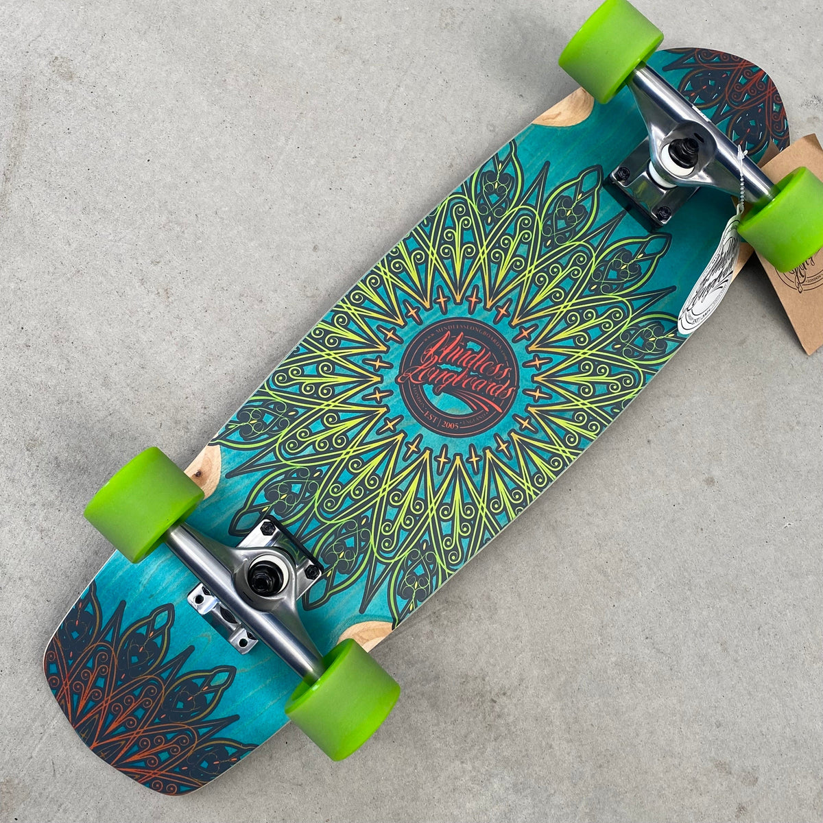 Mindless Mandala Skateboard Blue